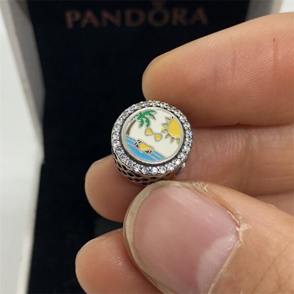 Pandora | Jewelry | Pandora Curacao Beach Swimsuit Charm Curacao Travel ...